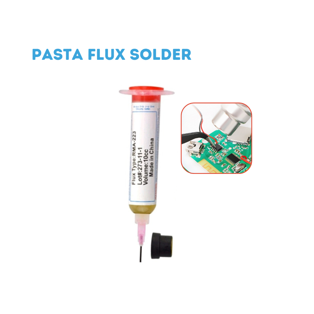 Jual Flux Pasta Solder Pencair Timah 10cc + Jarum | Shopee Indonesia