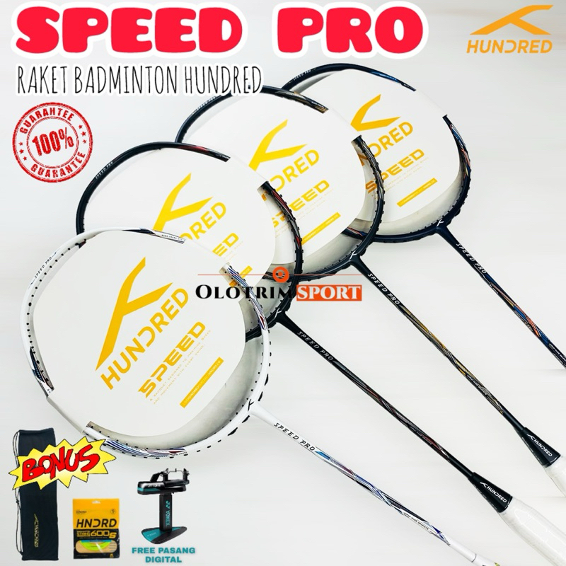Jual Raket Badminton HUNDRED SPEED PRO Original | Shopee Indonesia