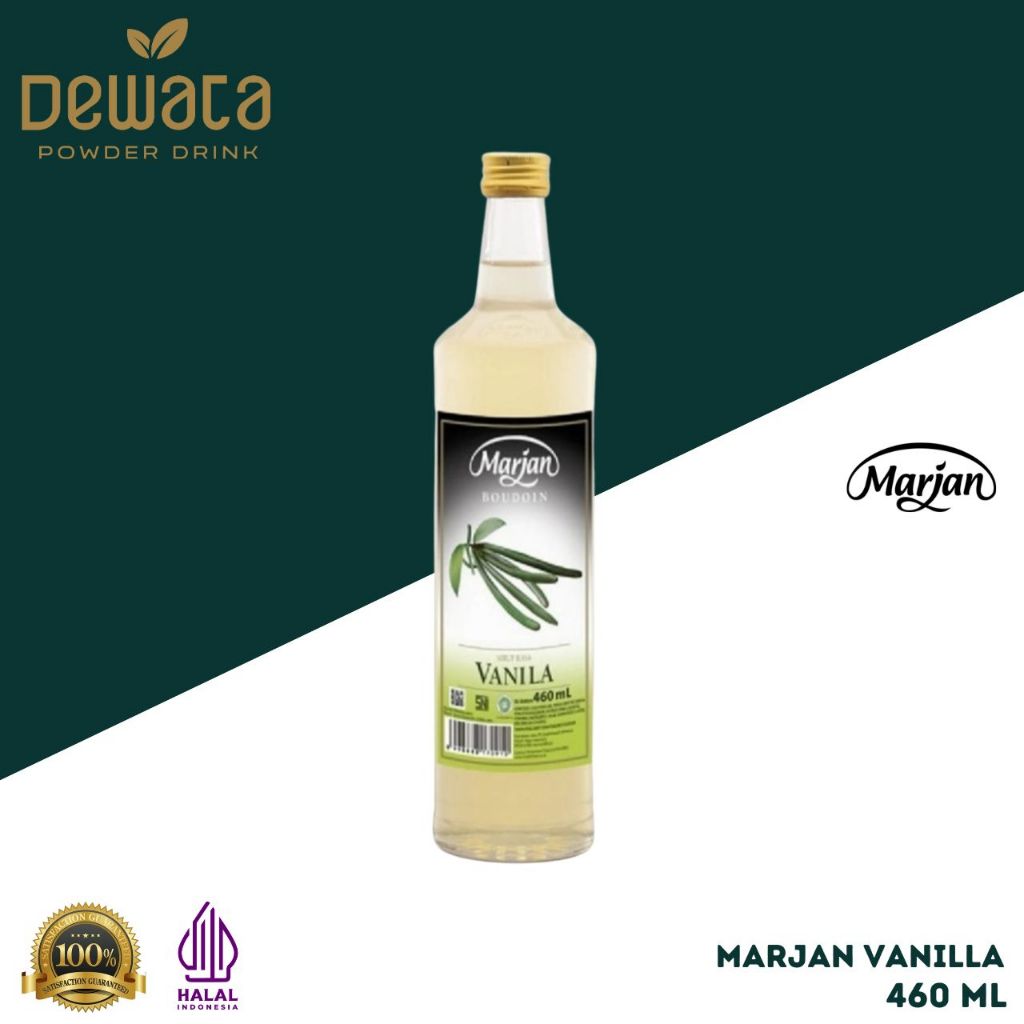 Jual Marjan Syrup Vanilla 460 ml | Shopee Indonesia