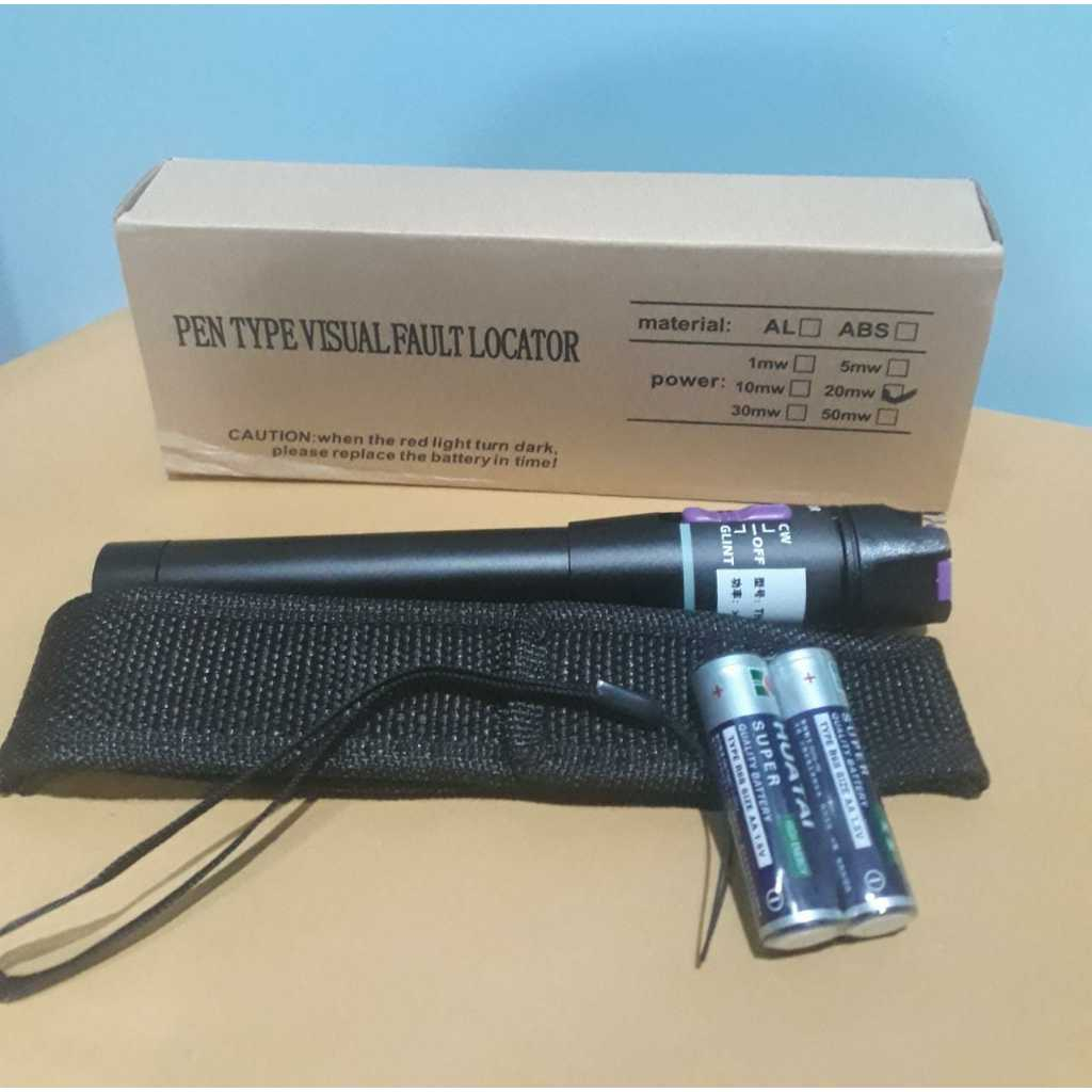 Jual Visual Fault Locator VFL FO Optik Senter Optik laser kabel Fiber ...