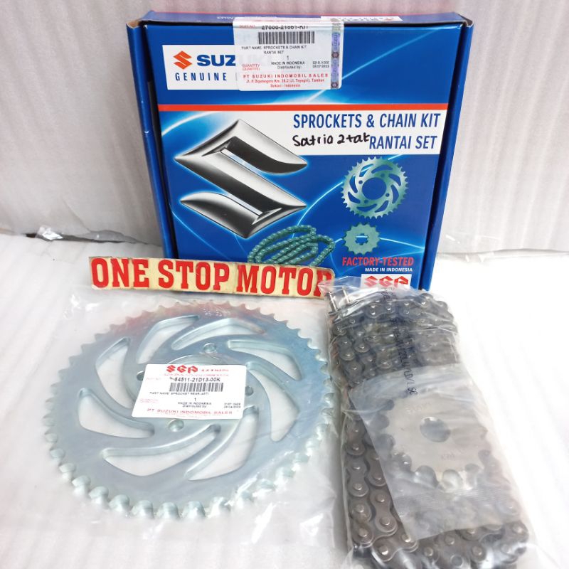 Jual GIR PAKET GEAR SET SUZUKI SATRIA 2 TAK 27000B21861NKIT ORIGINAL ...