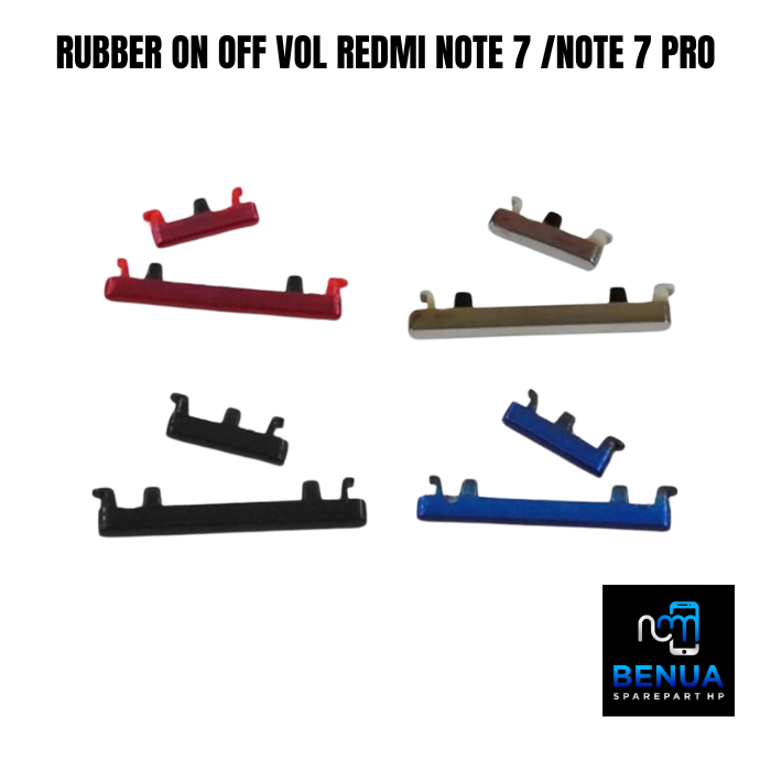 Jual TOMBOL LUAR ON OFF VOL REDMI NOTE 7 /NOTE 7 PRO RUBBER BUTTON ...