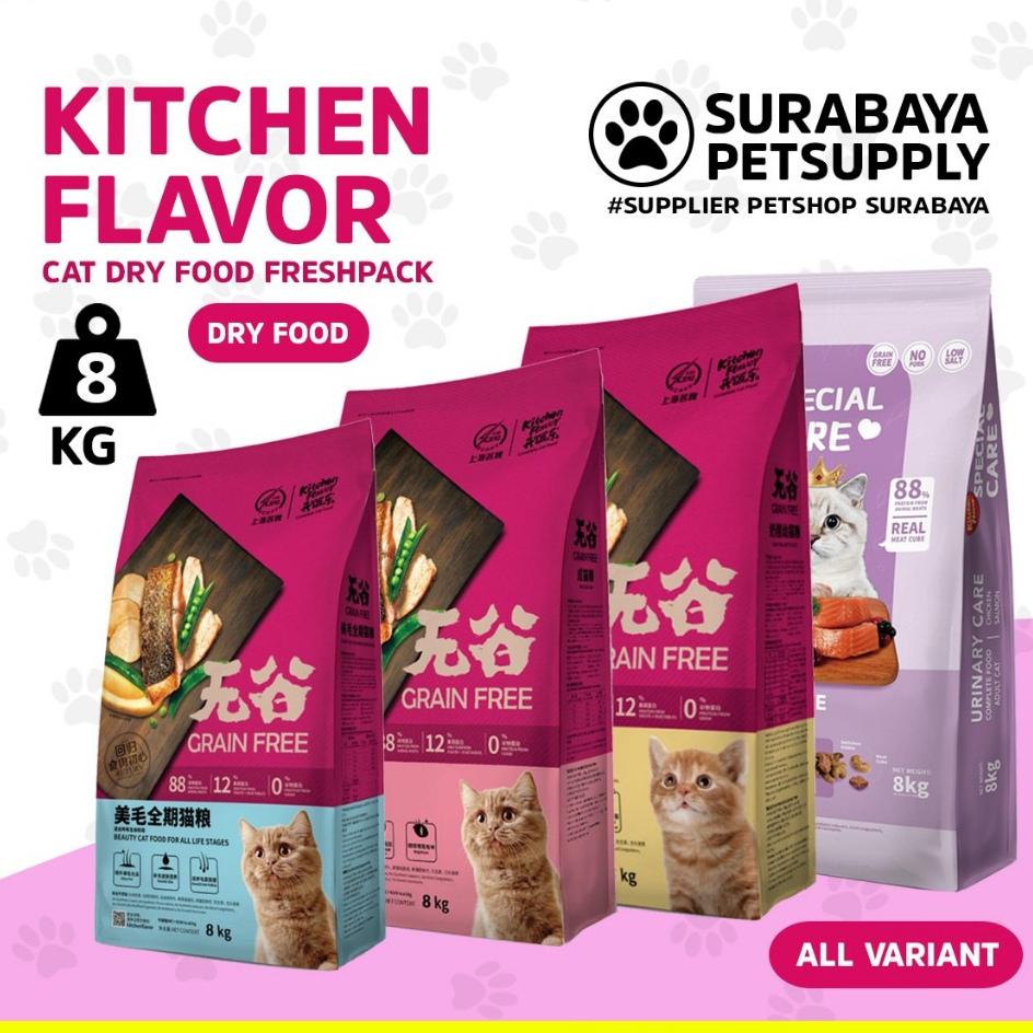 Jual Kitchen Flavor 8 Kg All Variant - KF Cat Beauty 8Kg - KF Sak - KF ...