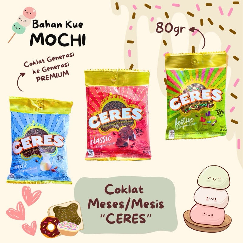 Jual Meses CERES 80gr / Mesis Coklat CERES 80gr | Shopee Indonesia