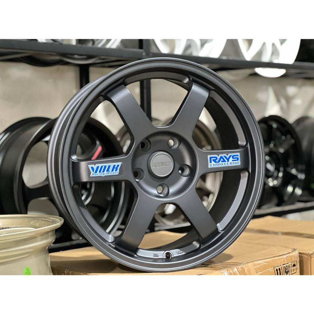 Jual velg racing TE37 ring 17 lebar 8 pcd 5x114,3 et40 mobil innova,hrv,xpander,civic | Shopee ...