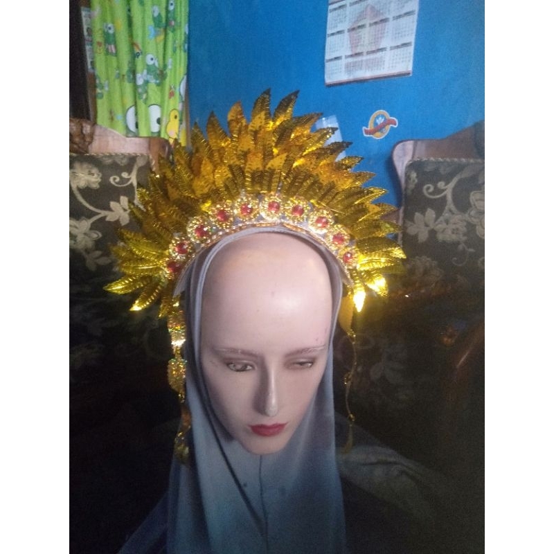 Jual Mahkota sunting bali permata pas untuk acara karnaval kartinian ...
