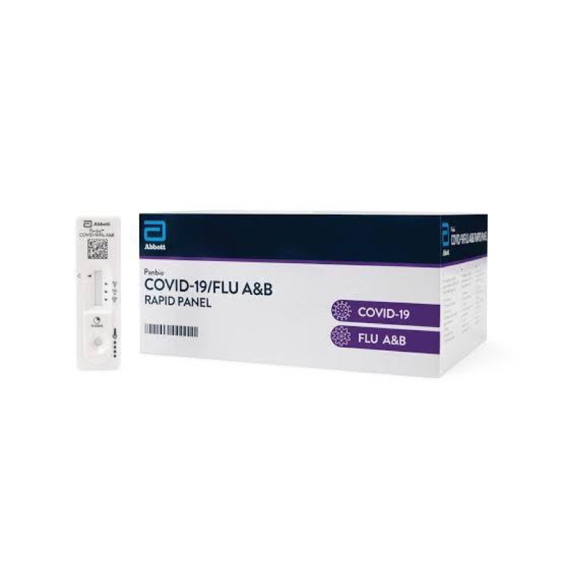Jual Antigen Panbio Flu and Covid Influenza A&B 1 set Test alat tes ...