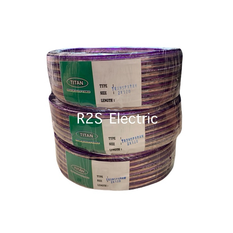 Jual KODE D15D KABEL LISTRIK TRANSPARAN 2x12 3YARD TITAN HAKAMITSU ...