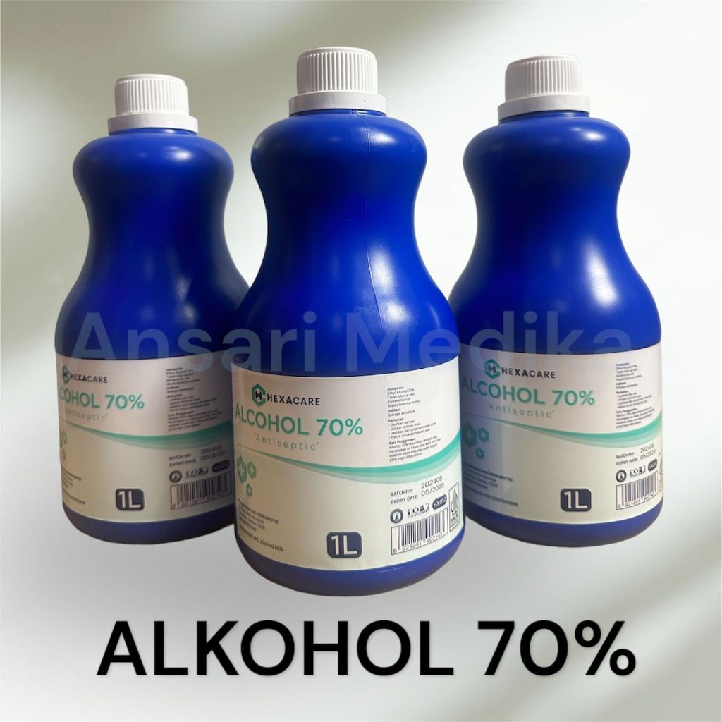 Jual HEXACARE ALKOHOL 1 LITER ANTISEPTIC PEMBERSIH LUKA | Shopee Indonesia