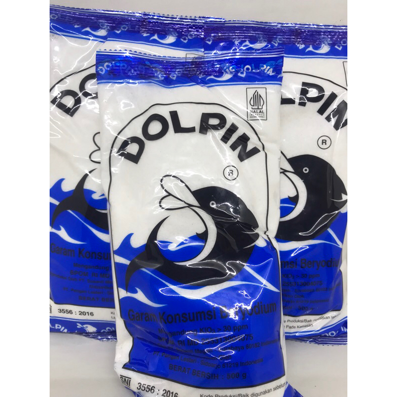 Jual garam halus dolpin ukuran 1 kg | Shopee Indonesia