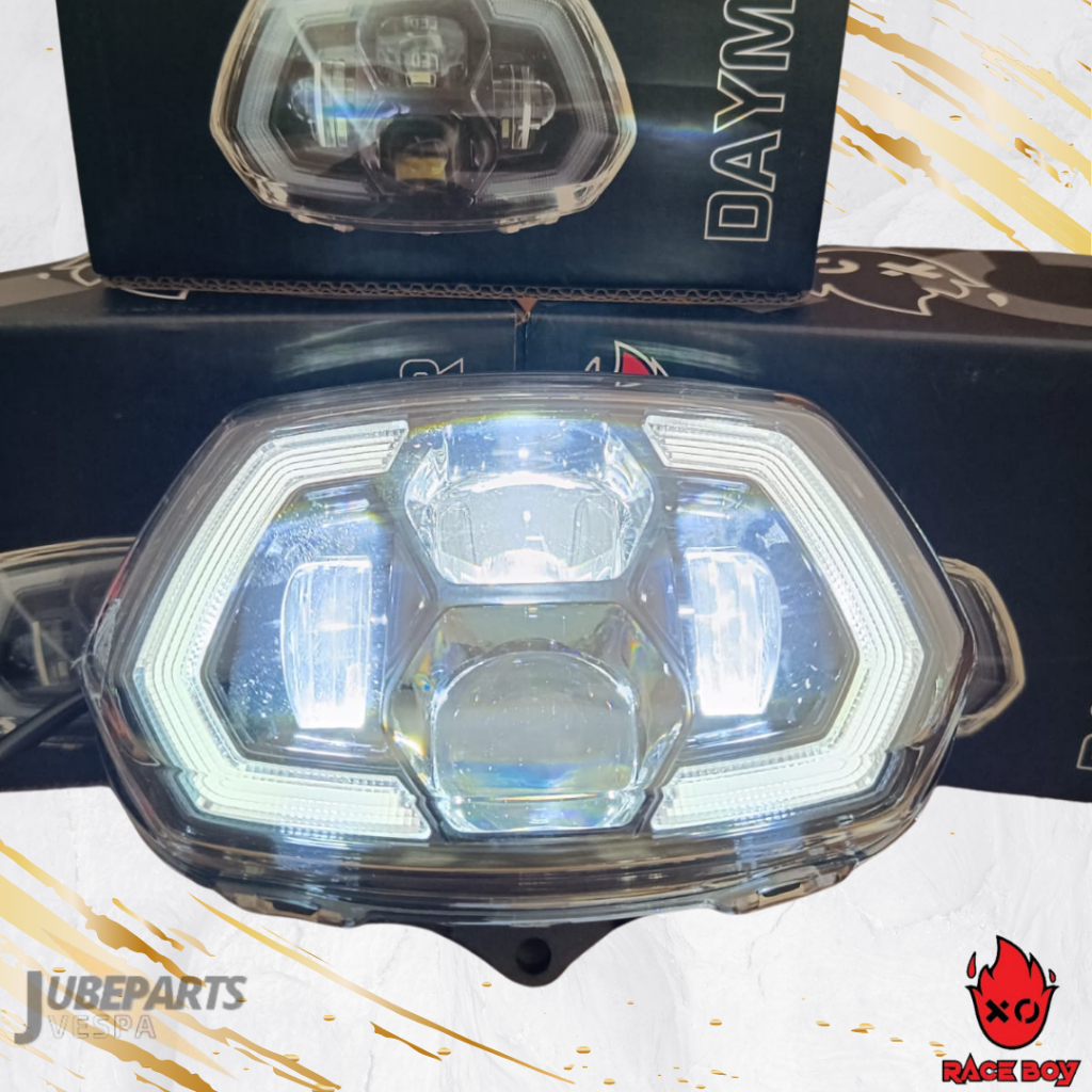 Jual Headlamp LED Daymaker Race Boy Raceboy rainbow RGB Welcome light ...