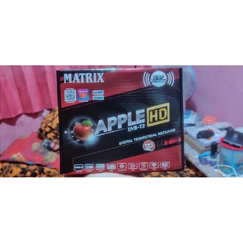Jual STB Matrix Apple HD apel merah | Shopee Indonesia