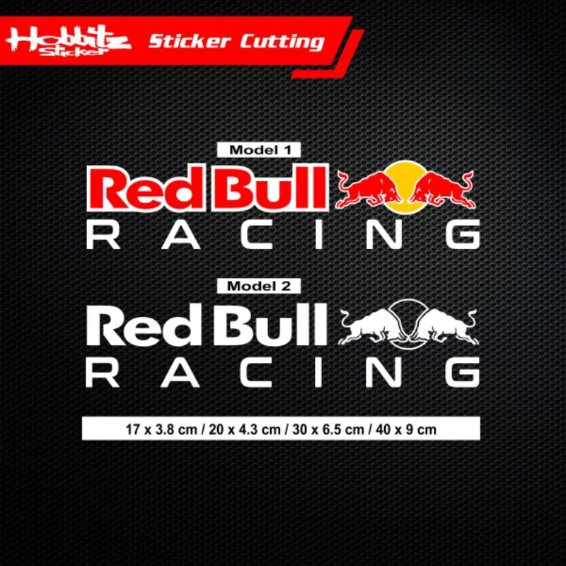 Jual Stiker Red Bull Racing vol.2 Sticker Cutting Sponsor Racing Kaca ...