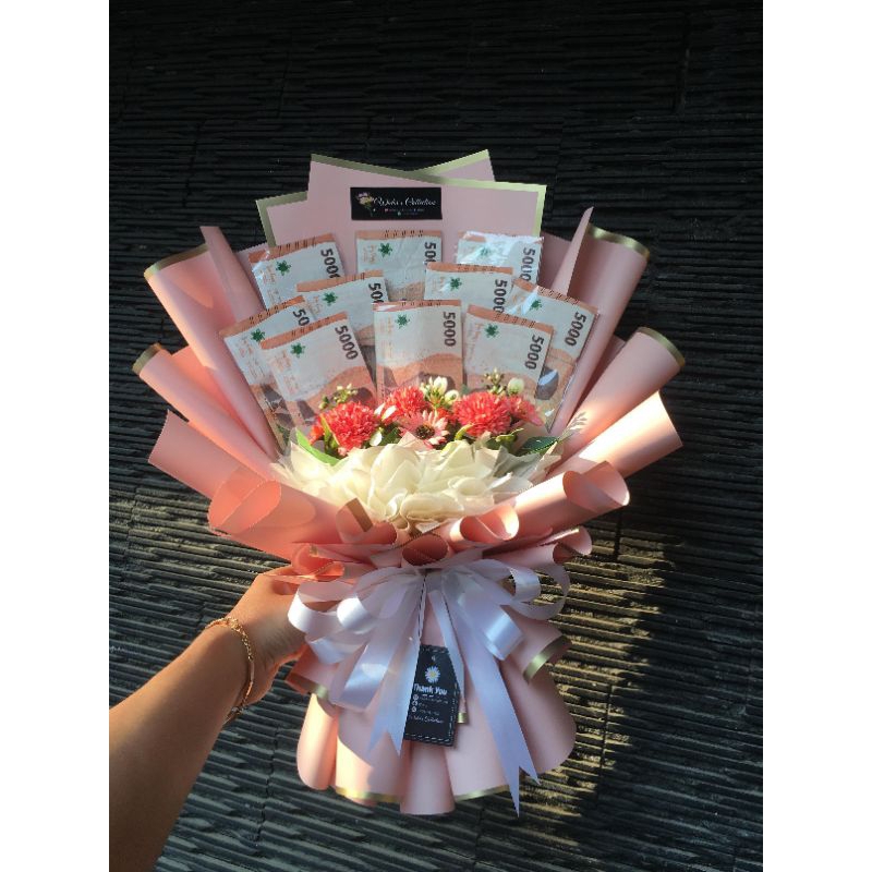 Jual Buket Uang Lima Ribuan (10 Lembar) | Shopee Indonesia