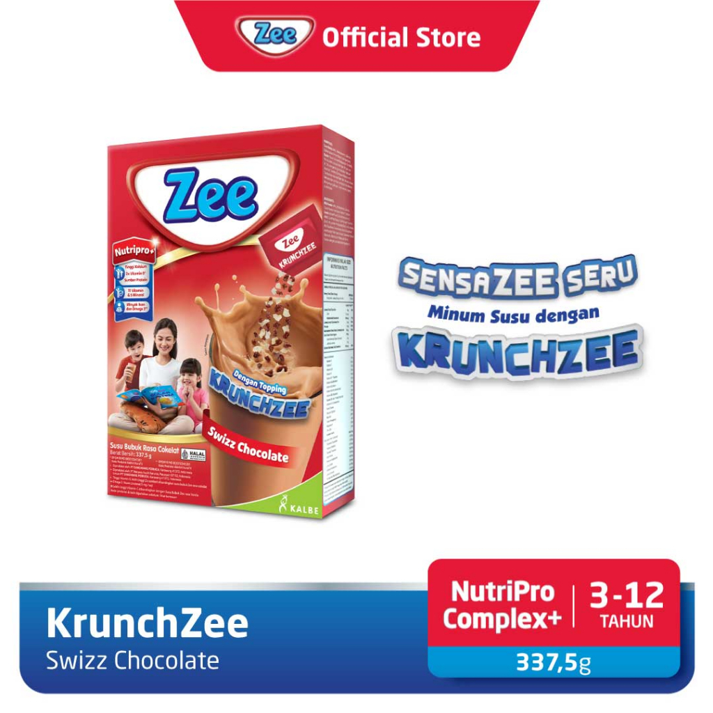 Jual Zee Susu Krunchzee Rasa Vanila 337,5g | Shopee Indonesia