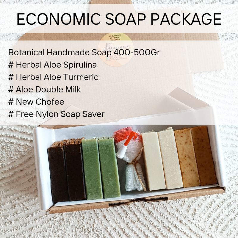 Jual ECONOMIC SOAP PACKAGE Paket Sabun Alami Murah Ekonomis Blluerssoap ...
