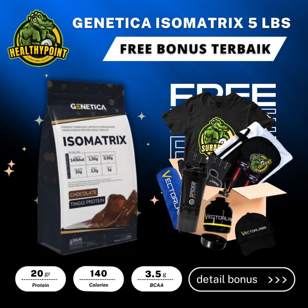 Jual Genetica Isomatrix 5 Lbs Whey Protein Isolate Matrix 5lbs | Shopee Indonesia