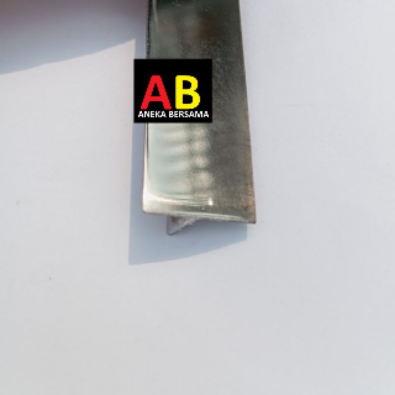 Jual Lis T Stainless Steel Mirror 2cm x 1.2cm Panjang 122cm | Shopee ...