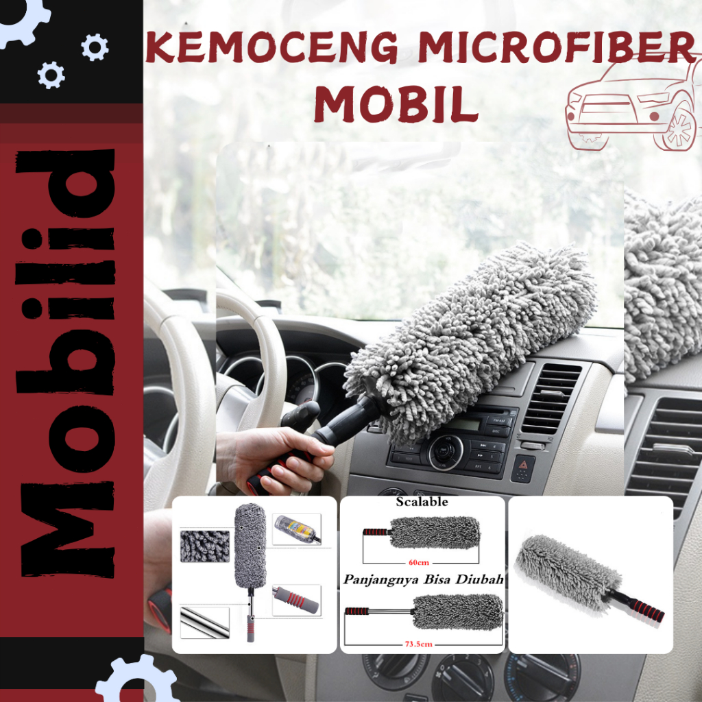 Jual Kemoceng Microfiber Mobil Pembersih Debu Rumah Cuci Mobil Tebal ...