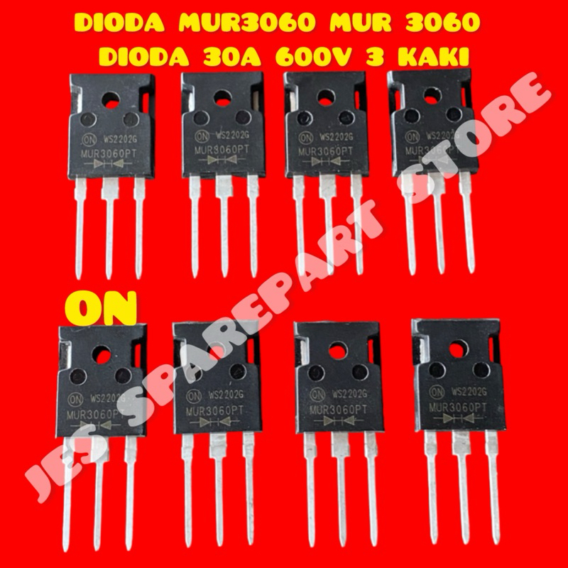 Jual DIODA MUR3060 MUR 3060 DIODA 30A 600V 3 KAKI | Shopee Indonesia
