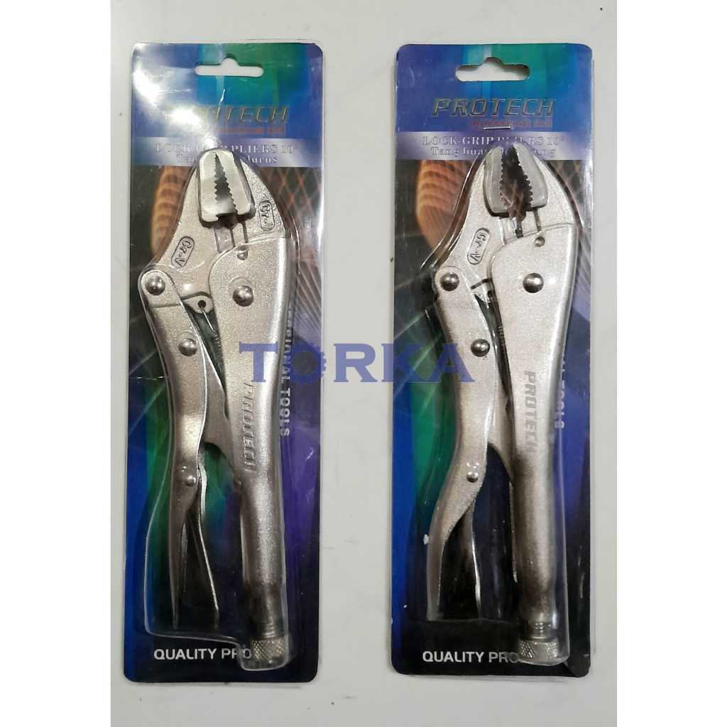 Jual Tang Buaya PROTECH Lurus Bengkok 10inch harga per 1 buah | Shopee ...