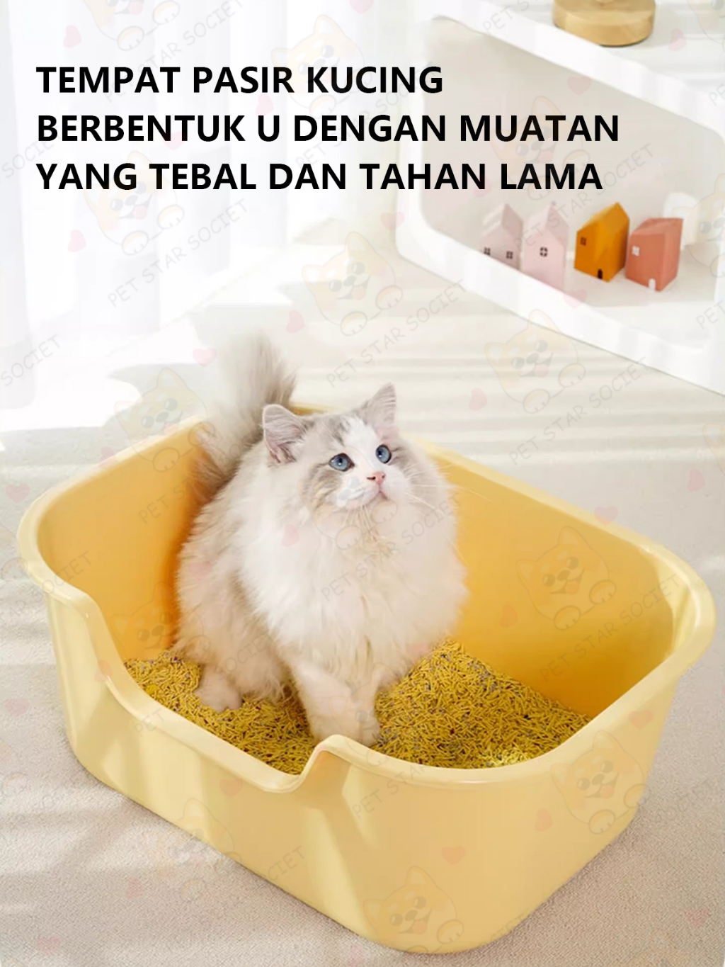 Jual Cat Litter Box Ukuran Besar Toilet Kucing dan Anjing Tempat Bak ...