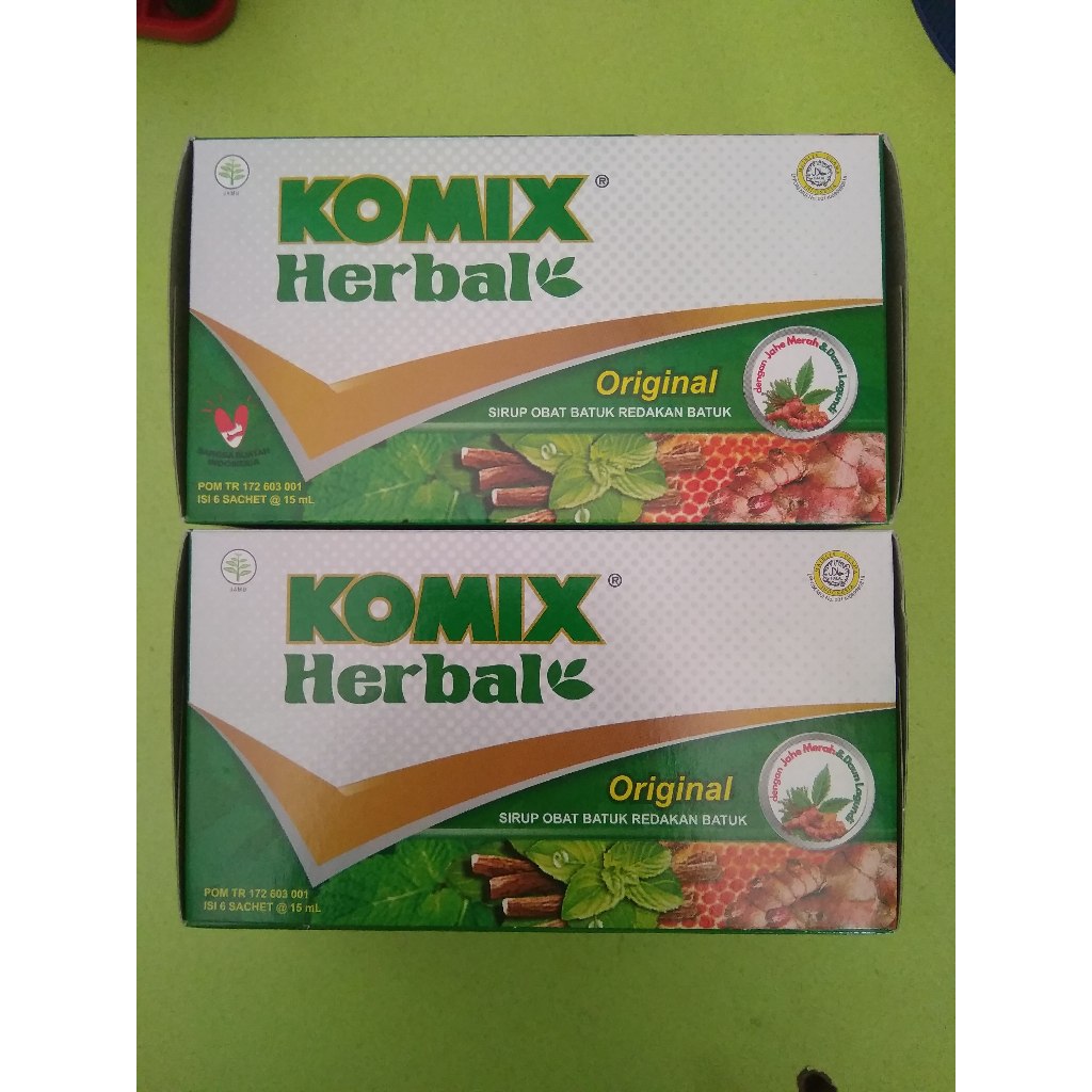 Jual Komix Herbal Original & Promint Sachet Pack (ECER) | Shopee Indonesia