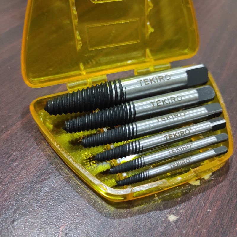 Jual Tap Balik / Pengeluar Baut / Screwdriver Extractor Set Isi 6 pcs ...