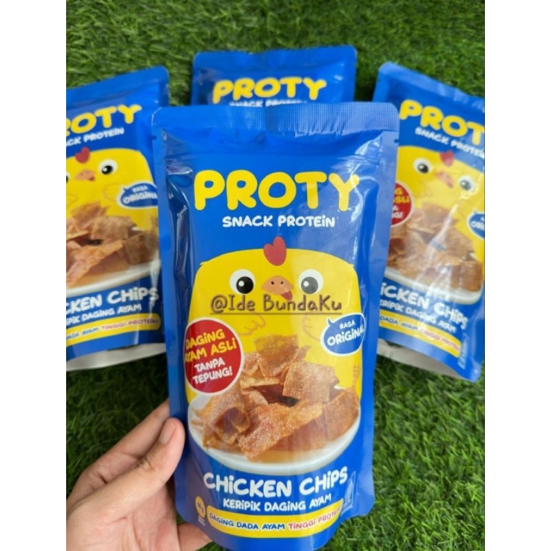 Jual Proty Keripik Ayam Chicken Chips Snack Bergizi Anak dan Balita ...