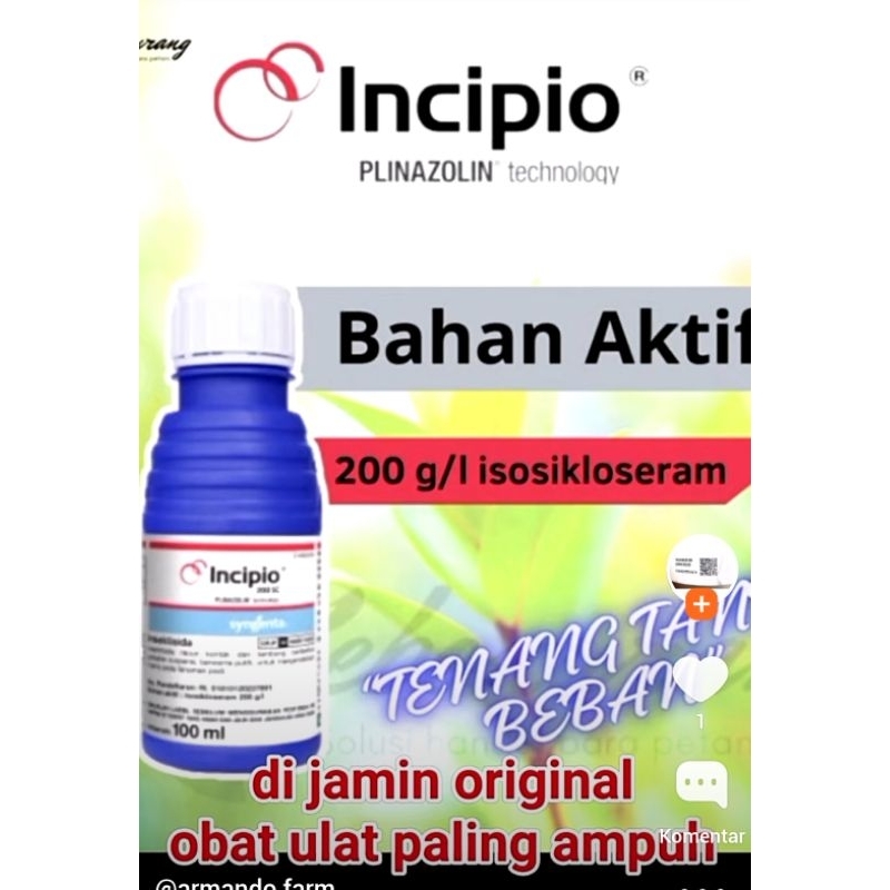 Jual Insektisida INCIPIO 200sc isi 100 Ml jamin Ampuh kendalikan ...