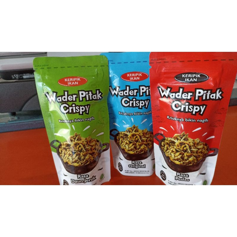 Jual wader pitak crispy/ wader crispy/ wader gurih dan renyah, kripik ...