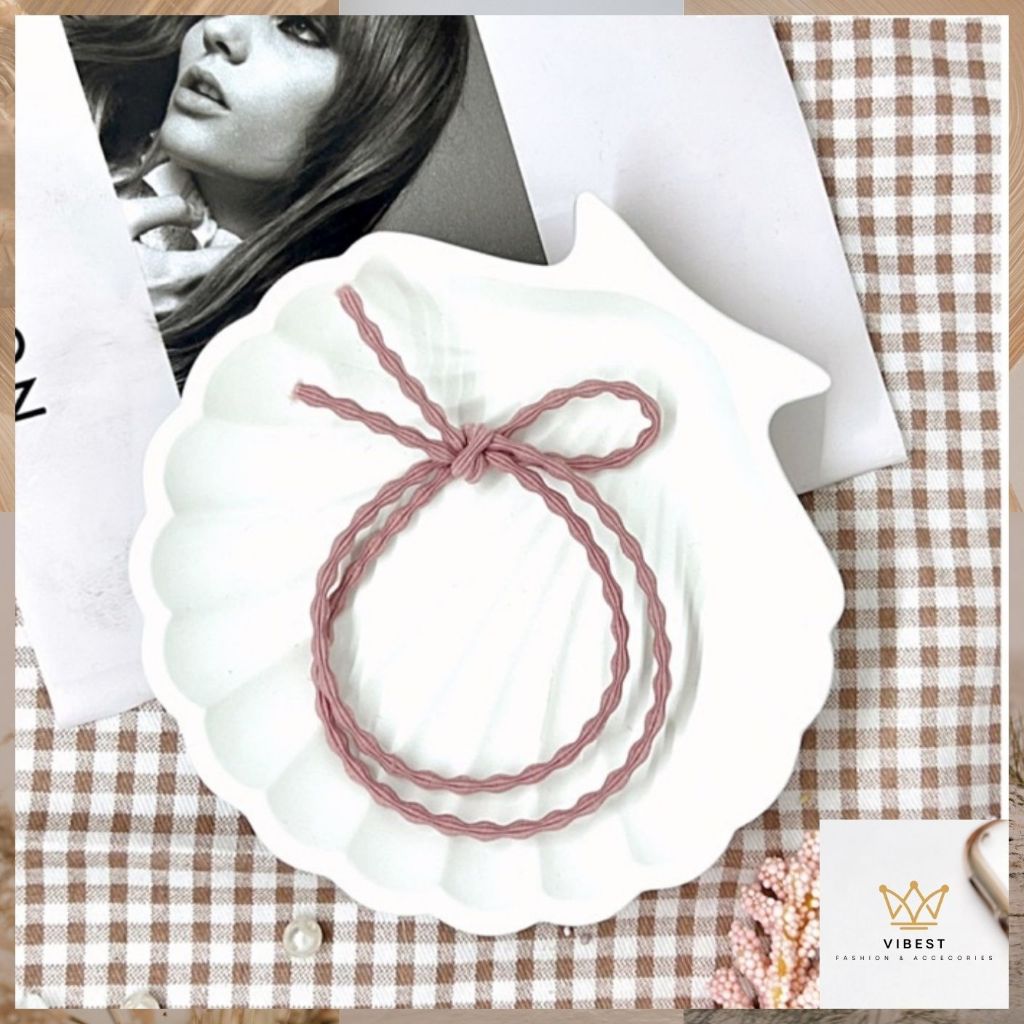 Jual IKAT RAMBUT BASIC CURLY / GELANG LUCU / IKAT RAMBUT KOREA/ GELANG ...