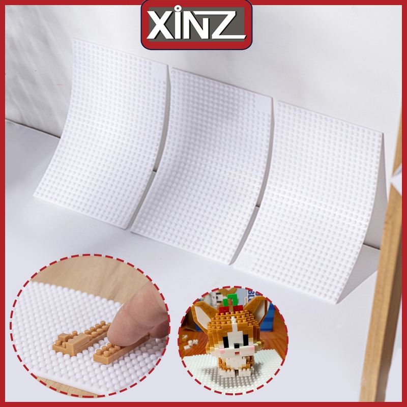 Jual XiNZ Bricks Alas Silikon Aksesori Balok Penyusun Mainan DIY ...