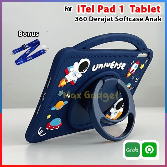Jual ITEL Pad 1 One 10,1 inch Softcase Silikon Anak Case Casing Cover ...