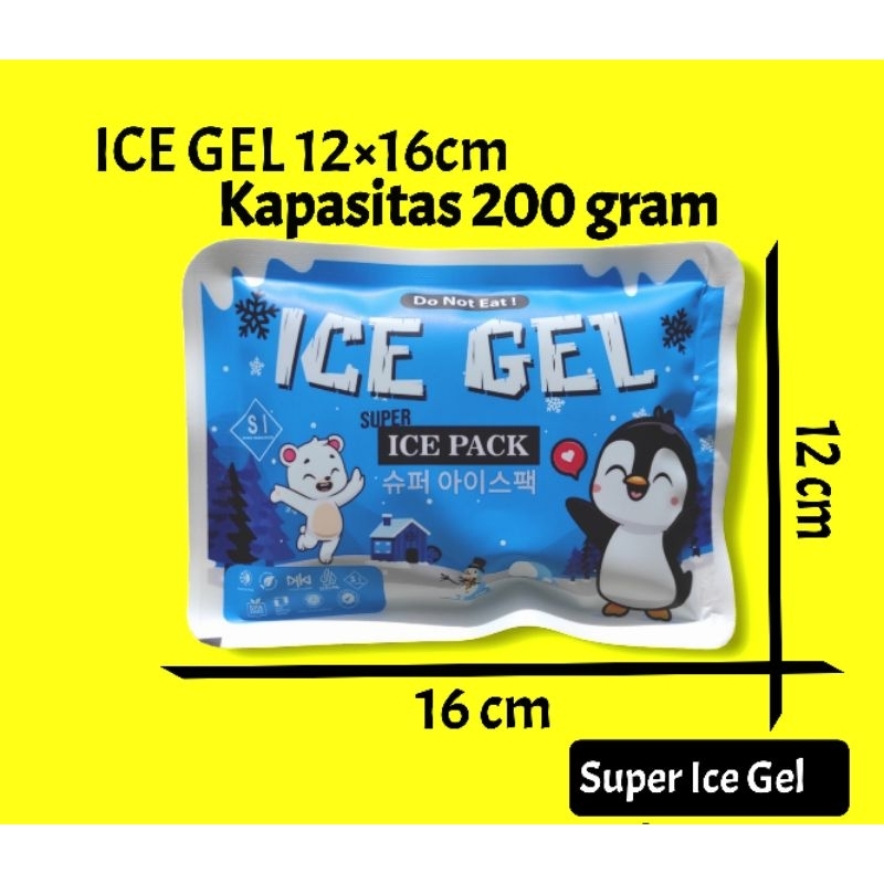 Jual ice gel murah200 ml 200 gram 12cmx16cm terbaik termurah di kelas ...