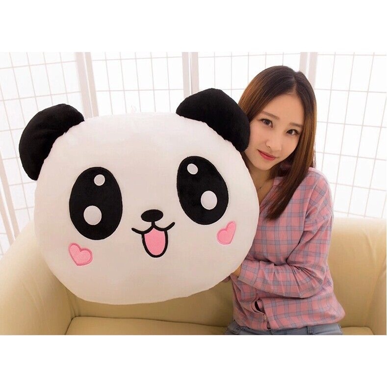 Jual Boneka Bantal Panda / Boneka Bantal Kepala / Boneka Lucu / Boneka ...