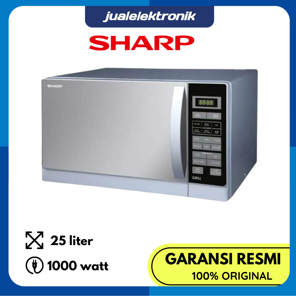 Jual Sharp Microwave 25 Liter Grill 1000 Watt - R728SIN R-728-SIN ...