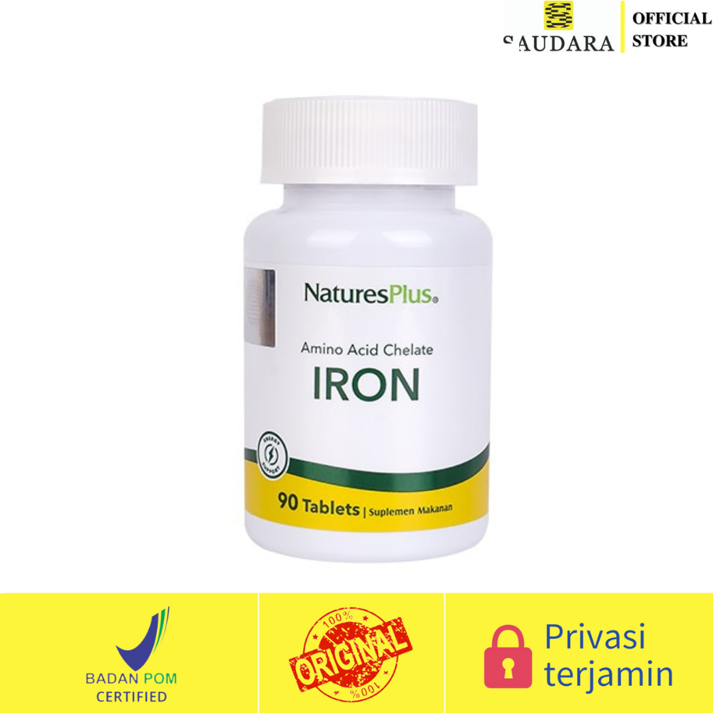 Jual NATURE'S PLUS IRON 20 MG (90 Tablet) | Shopee Indonesia
