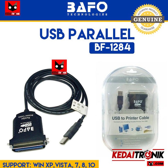 Jual KODE L18B Original Kabel USB to LPT Parallel BAFO DB 25 Pin ...