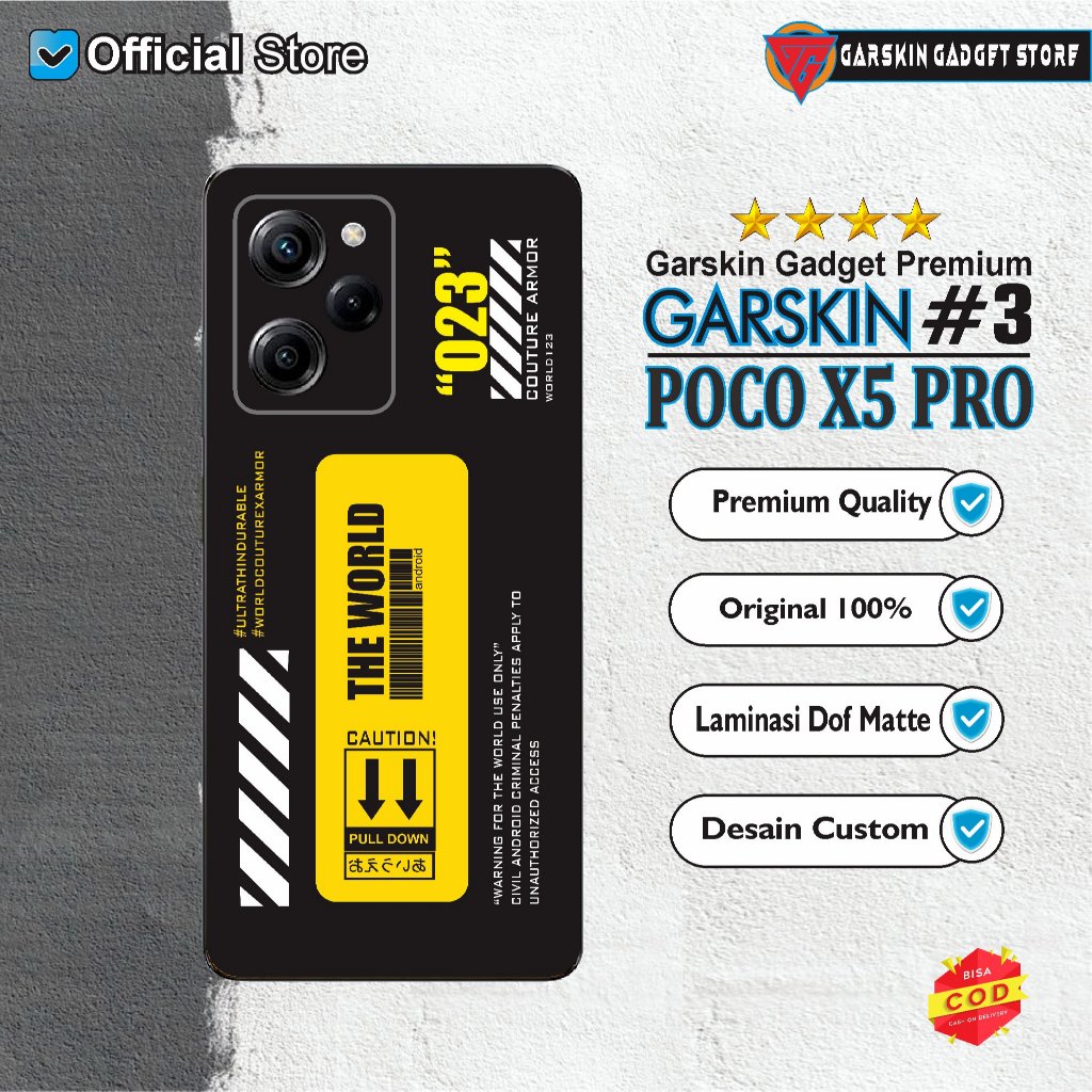 Jual Skin Poco X5 Pro 5G Fullbody Motif ULTIMATE EDITION 2Pcs | Shopee ...