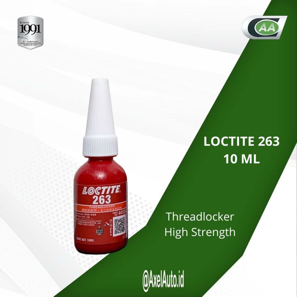 Jual LOCTITE 263 THREADLOCKER LOW STRENGTH (10 ML ) AXELAUTO | Shopee ...