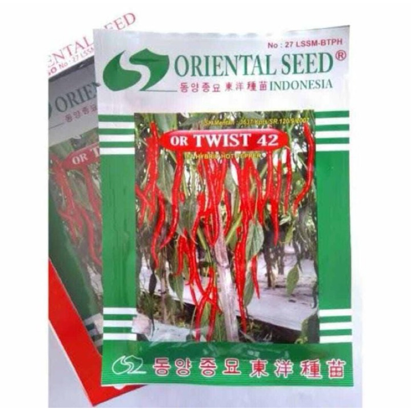 Jual Benih Cabe kriting OR TWIST 42 F1 : dari Oriental seed ASLI ...