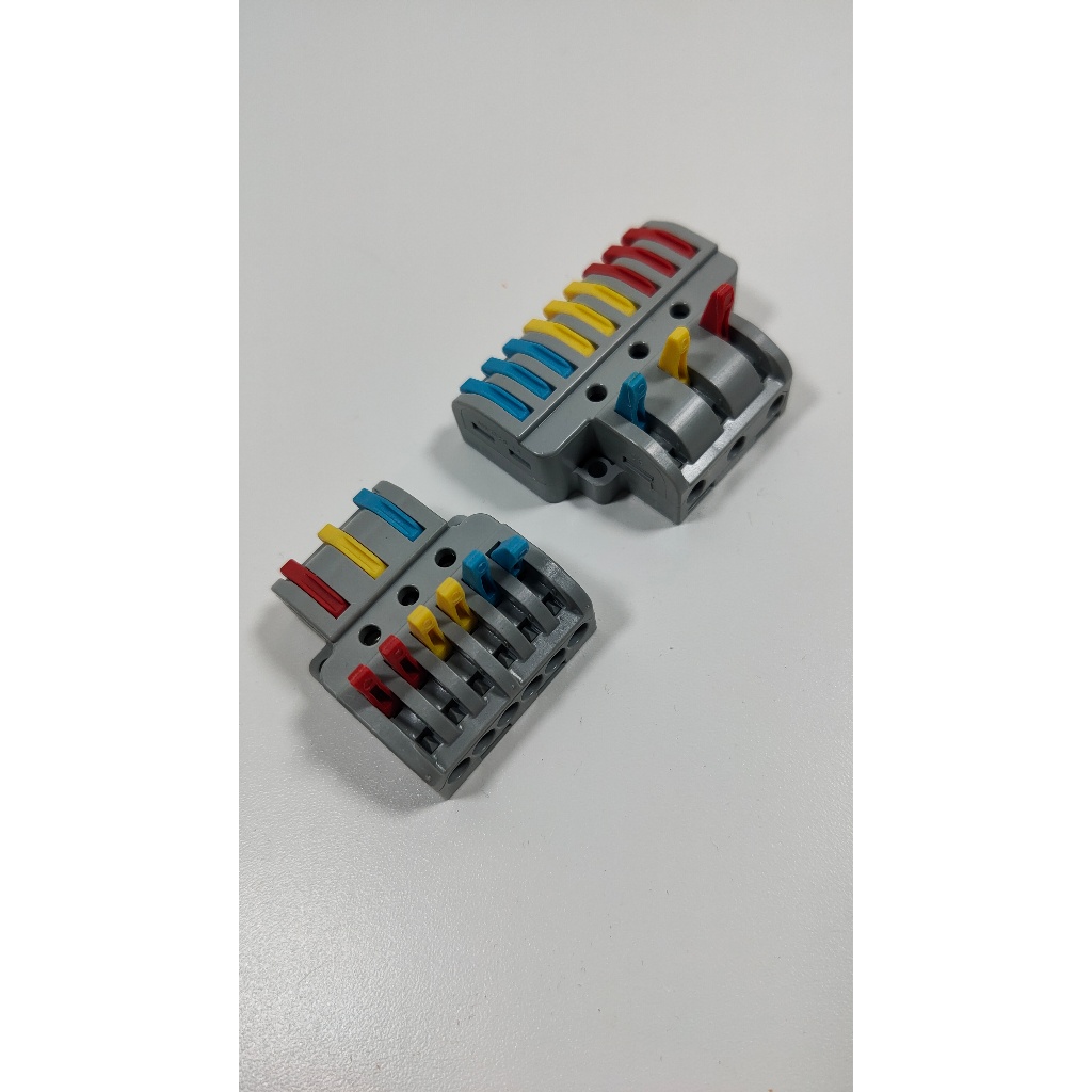 Jual Connector CMK-423-9 Compact Terminal Block Lever Cage 3 to 9 Wire ...