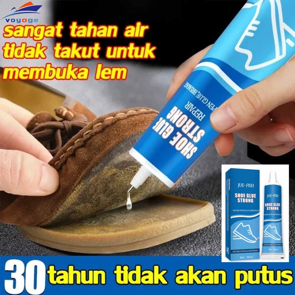 Jual JUE-FISH Lem Sepatu Super Kuat Anti Air Lem Perekat Sepatu Shoe ...