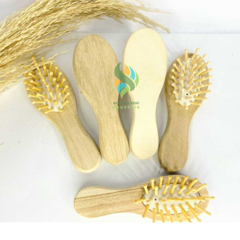 Jual Souvenir Sisir Kayu Putih Wooden Comb Sisir Hampers Sisir Hias ...
