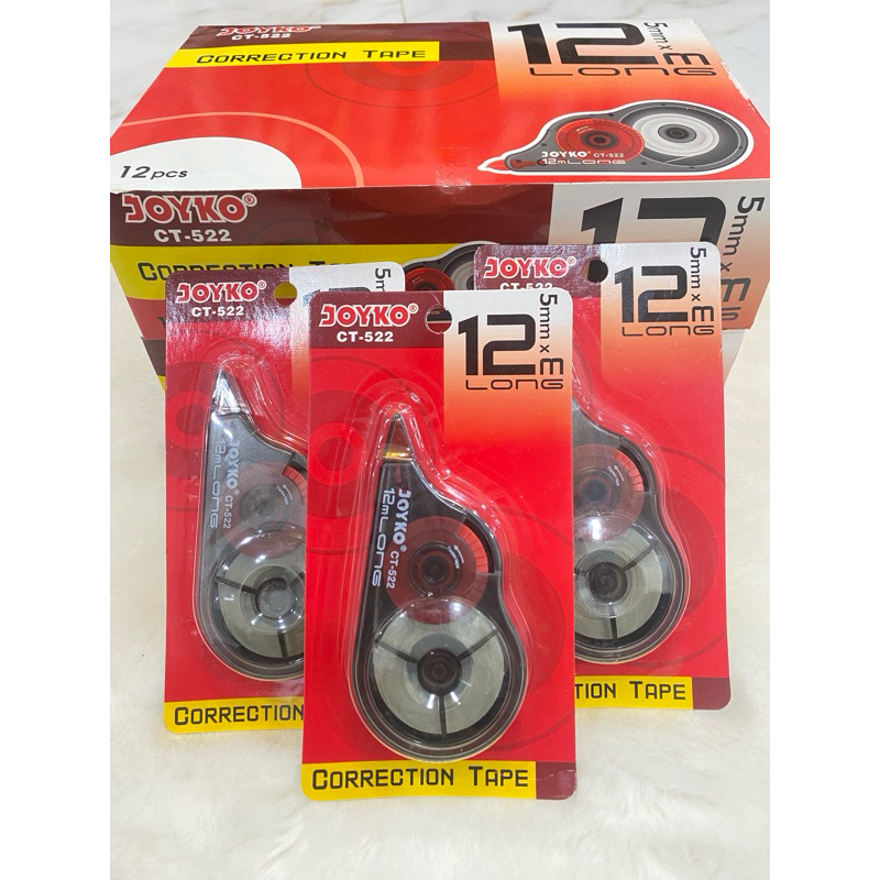 Jual Stipo Tipe Ex Kertas / Correction Tape Joyko CT-522 | Shopee Indonesia
