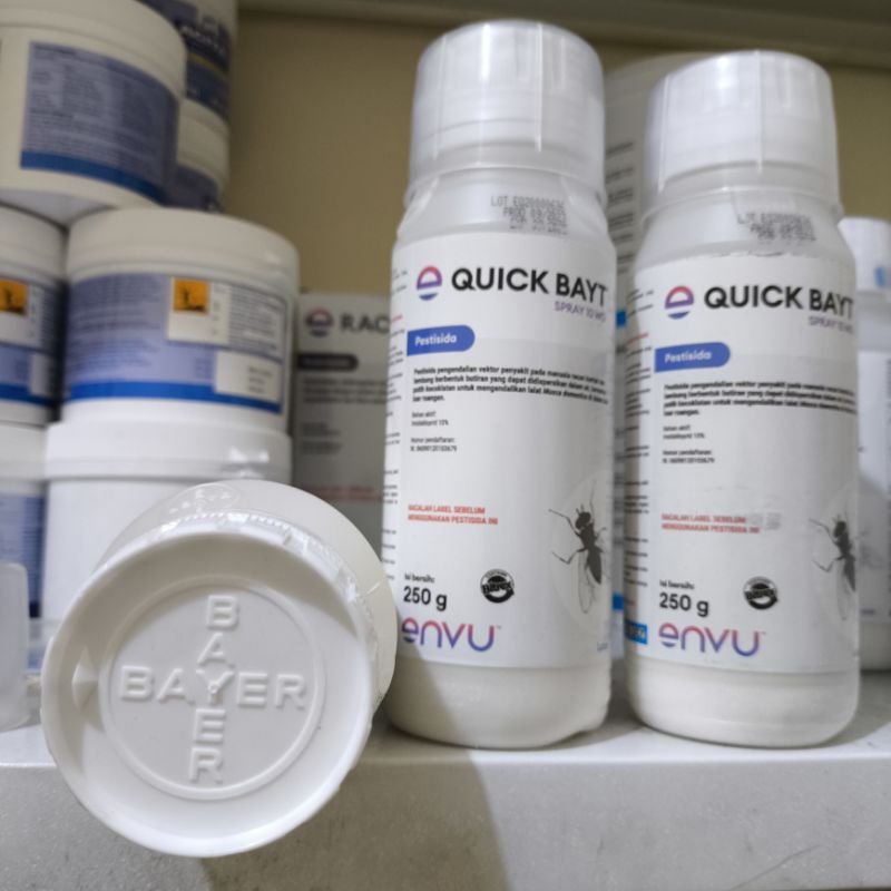 Jual Obat Lalat Ampuh Quickbayt 10 WG @ 250 Gram BAYER | Shopee Indonesia