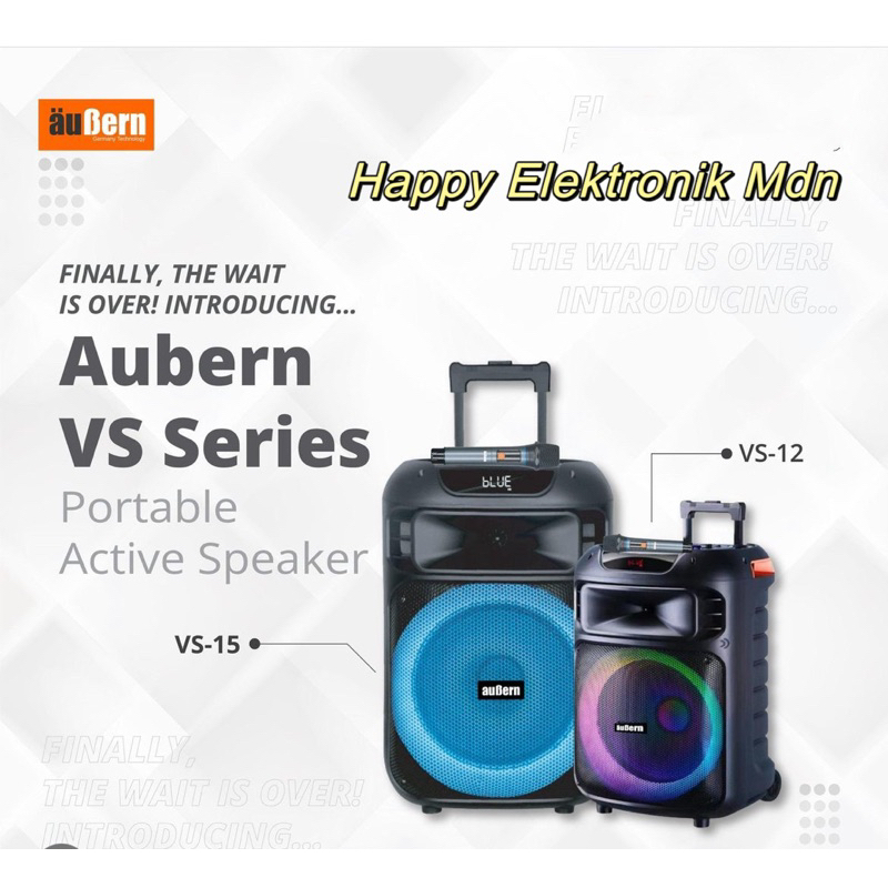 Jual AUBERN PORTABLE SPEAKER 15 Inch AUBERN VS15 Speaker Aubern 15 inci Aubern Speaker 12 inci ...