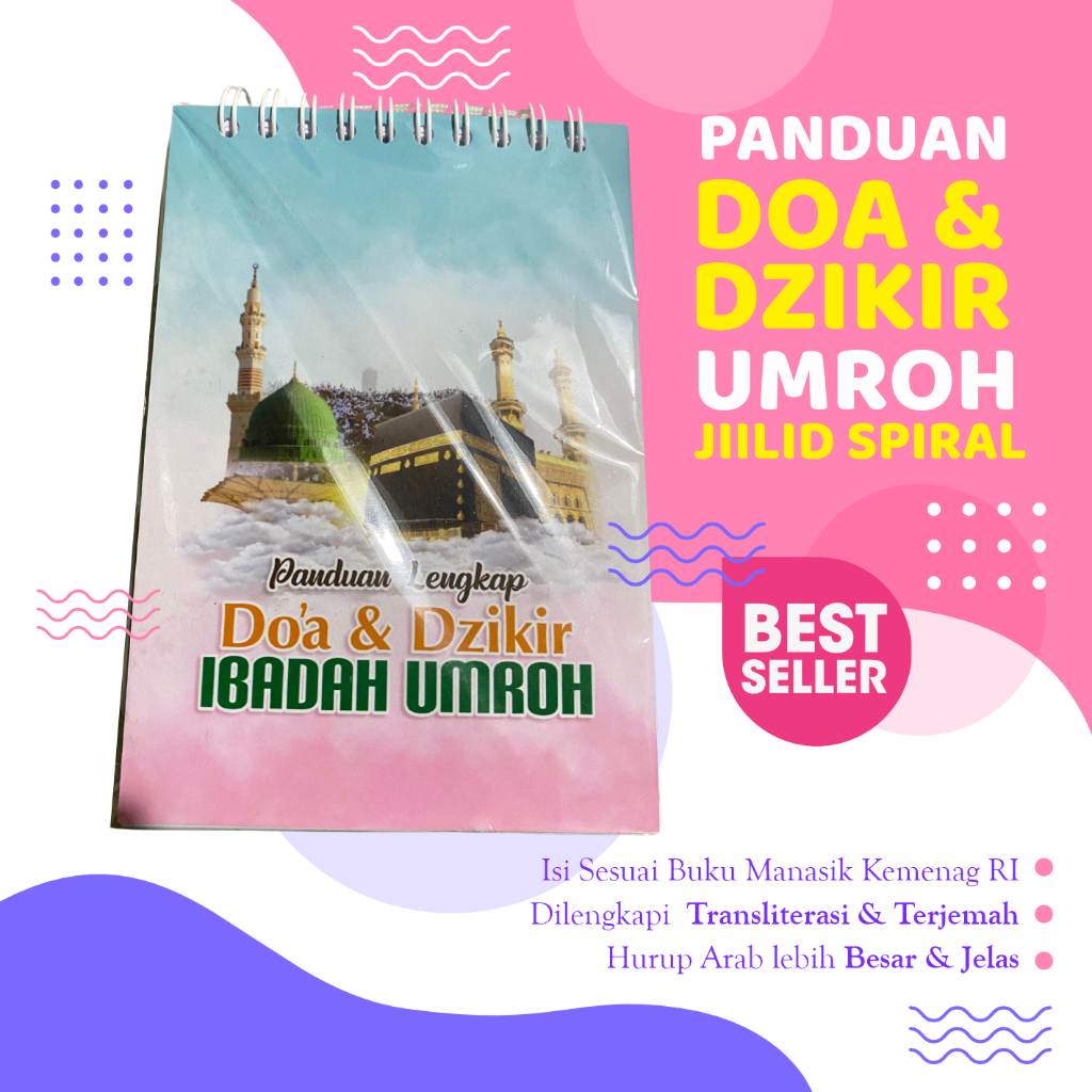 Jual Buku Doa dan Dzikir Ibadah Umroh Lengkap, Jilid Spiral | Shopee ...