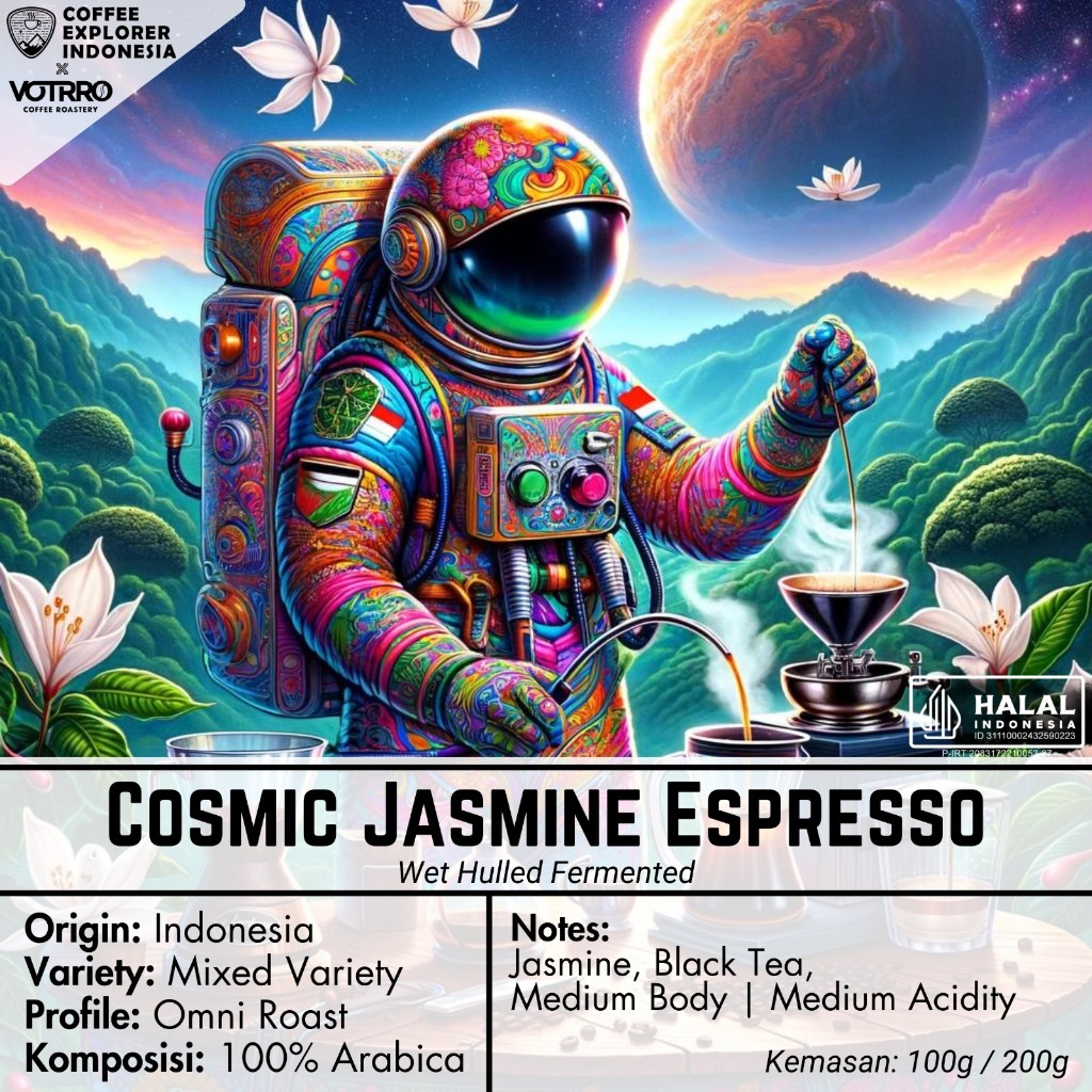Jual Biji Kopi Espresso Arabika Cosmic Jasmine - Single Origin Arabica ...
